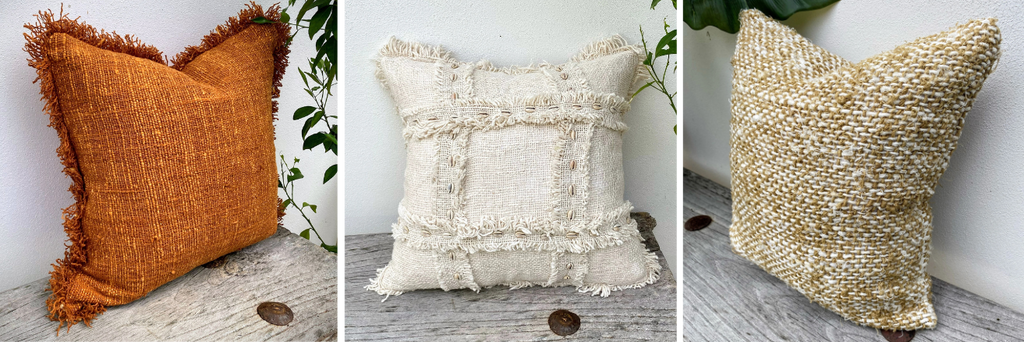 Handwoven Natural Textured Cushions