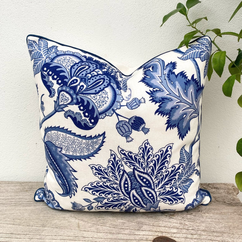 Hamptons Style Cushions Cover Australia | Blue and White Floral