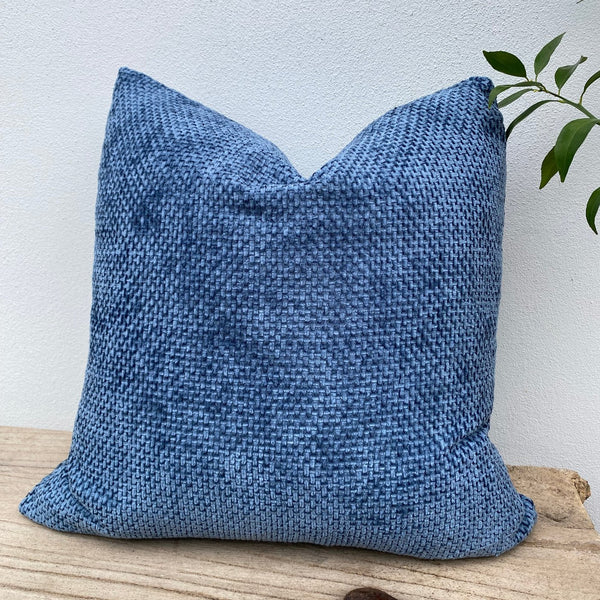 Blue Velvet Cushions - Decorative Throw Pillow Covers - 50x50cm ...
