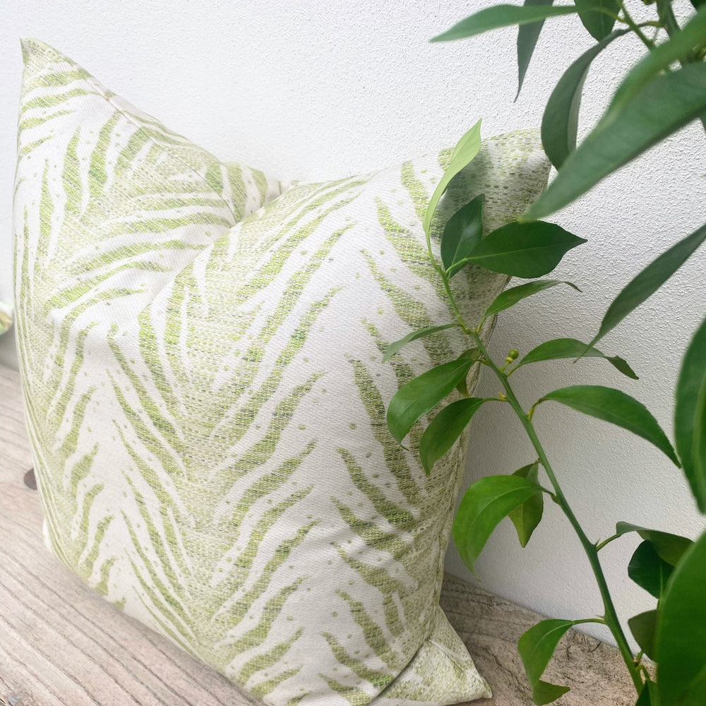 Decorative Pillow - Palm Tree Cushion - Cotton - Green - 50x50cm ...